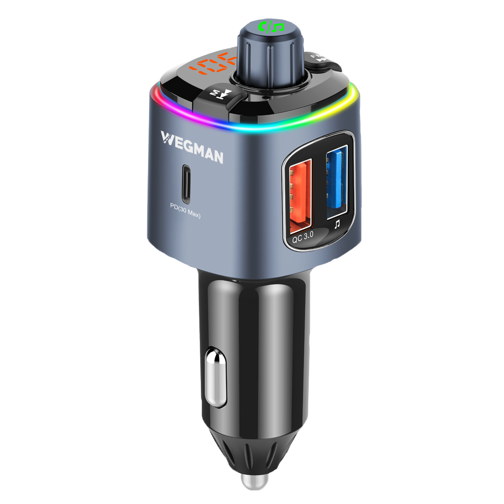 WEGMAN Bluetooth FM Transmitter USB C - Carkit – Wegmanshop B.V.